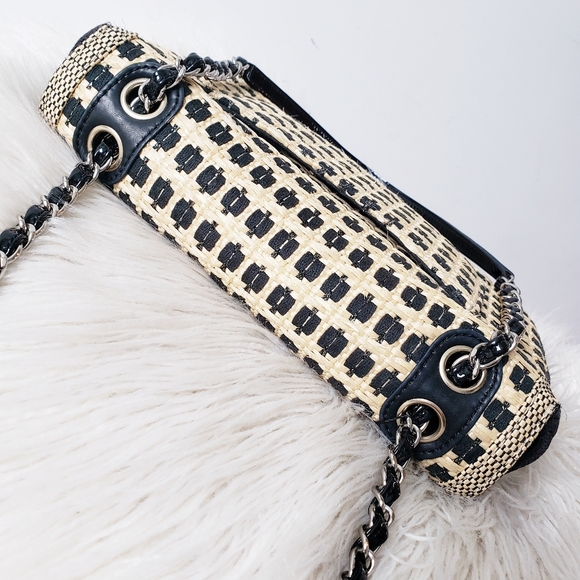 CHANEL | Bags | Chanel Raffia Patent Reissue Flap Bag | Poshmark